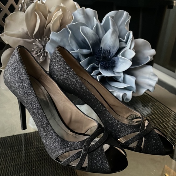 Studio Pollini | Shoes | New Studio Pollini Sz 38 75 Black Sparkly High ...